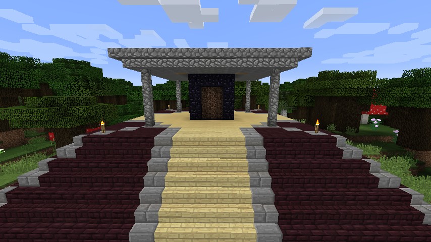 Nether Portal Entrance Minecraft Map
