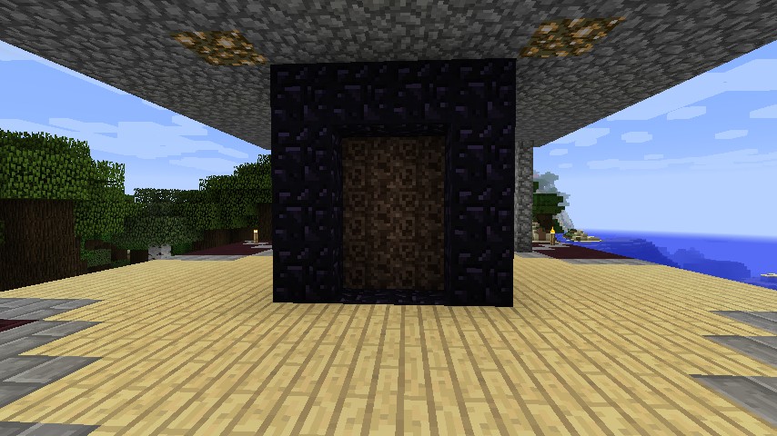 Nether Portal Entrance Minecraft Map