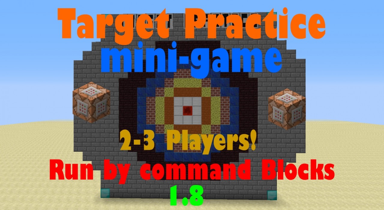 Target Practice mini-game! Minecraft Map