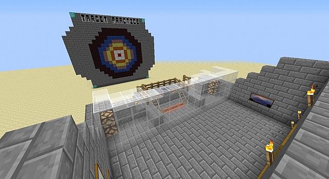 Target Practice mini-game! Minecraft Map