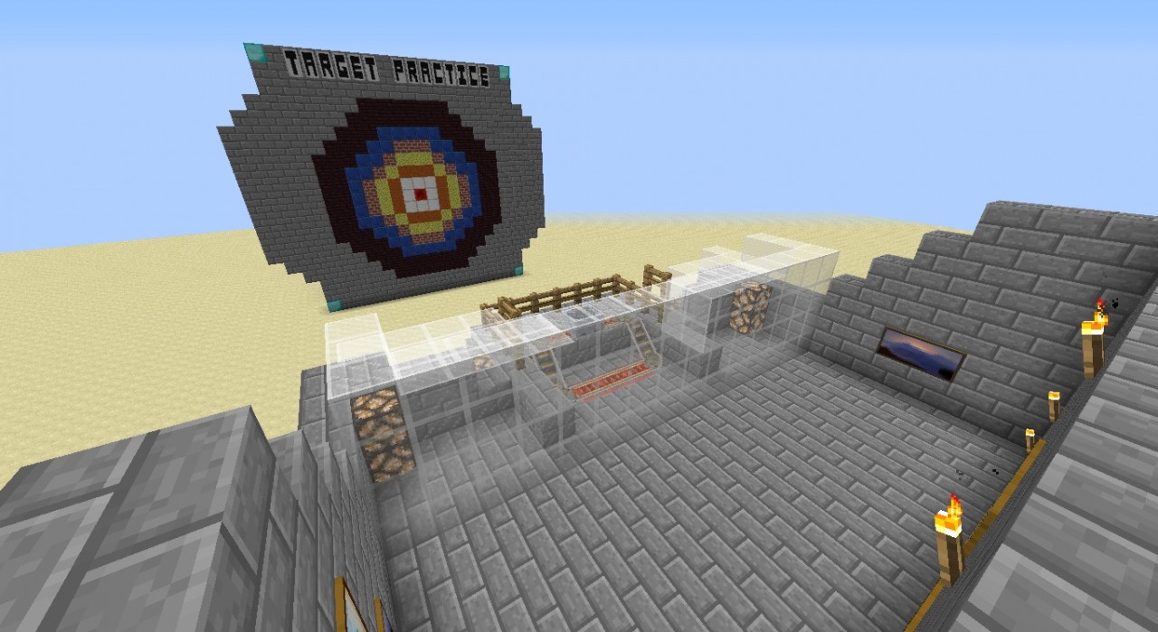 Target Practice mini-game! Minecraft Map