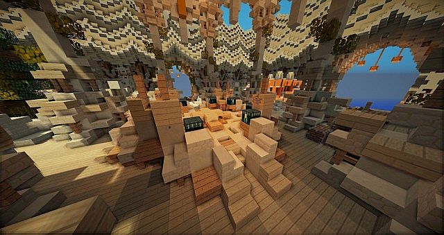 Desert spawn for wonderfight servers Minecraft Map