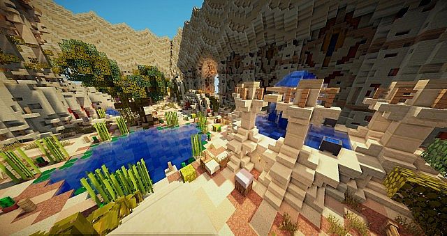 Desert spawn for wonderfight servers Minecraft Map