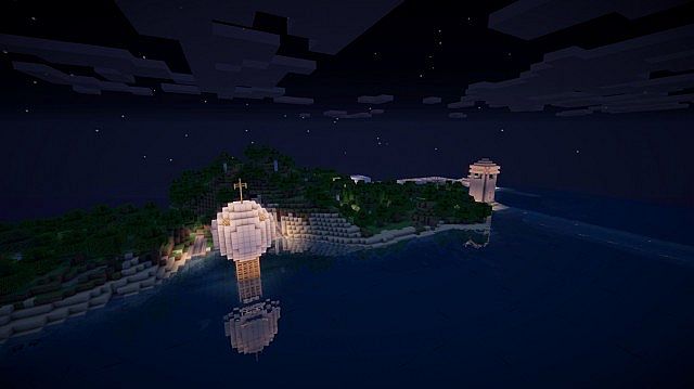 Minecraft Compound with Underground Lab Minecraft Map