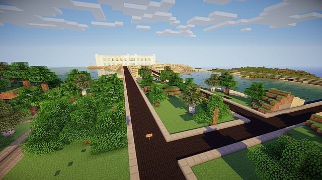 Minecraft Compound with Underground Lab Minecraft Map