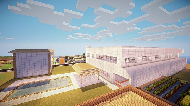 Minecraft Compound with Underground Lab Minecraft Map