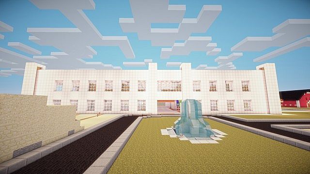 Minecraft Compound with Underground Lab Minecraft Map