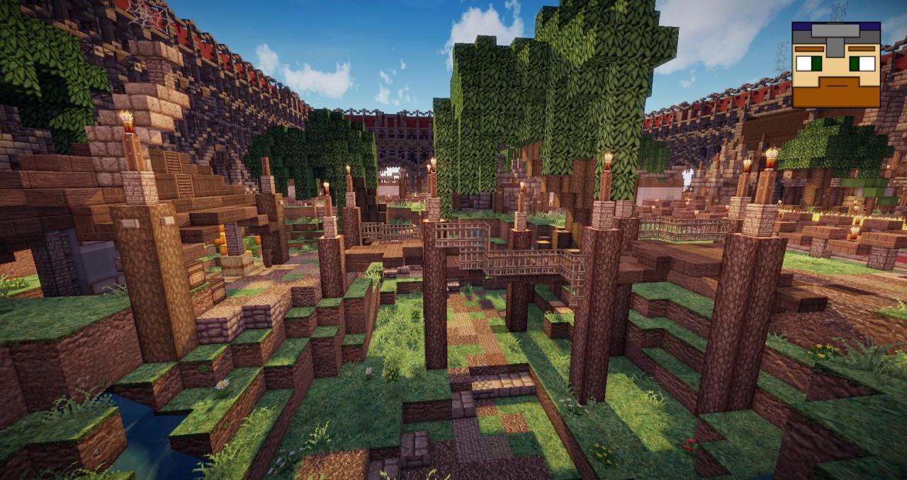 Commision build: Faction Spawn - TheJovi Minecraft Map