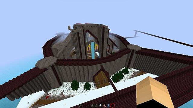 Epic Christmas Castle | Server Spawn Minecraft Map