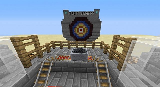 Target Practice mini-game! Minecraft Map