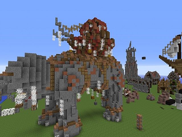 lotr elephant minecraft Minecraft Map