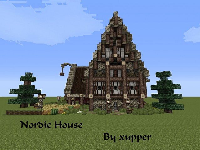 First Nordic house |Schematic| Minecraft Map