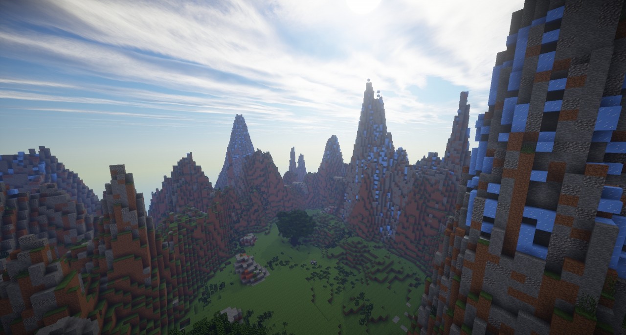 Omnia - RPG Custom Terrain 2000 x 2000 Minecraft Map