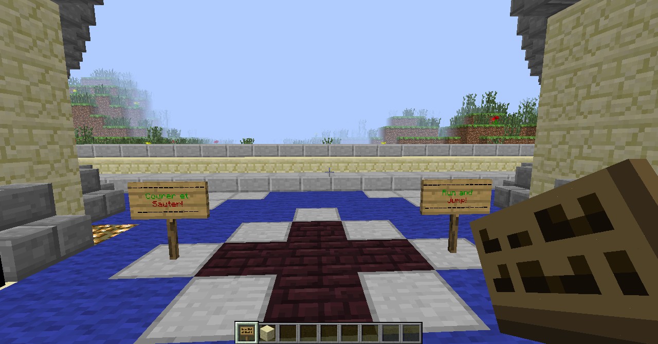 Free spawn! Minecraft Map