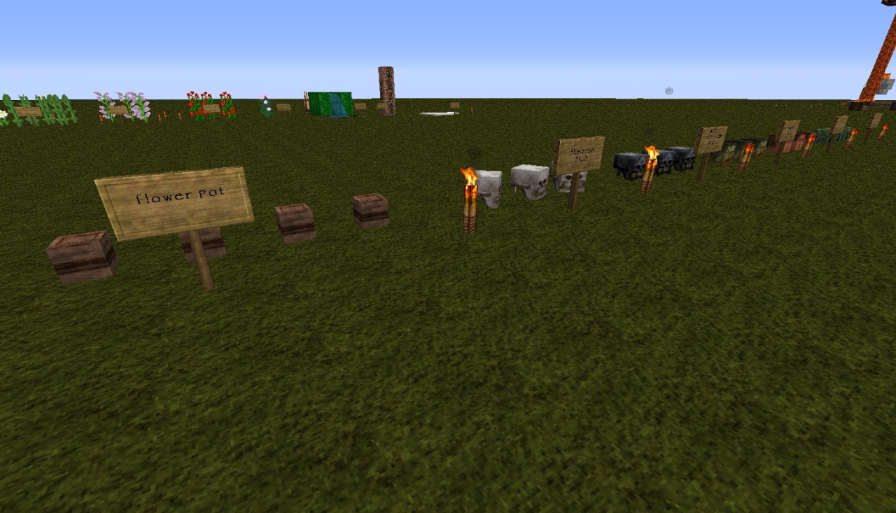 MC Inventory SHOWROOM & Workshop Minecraft Map