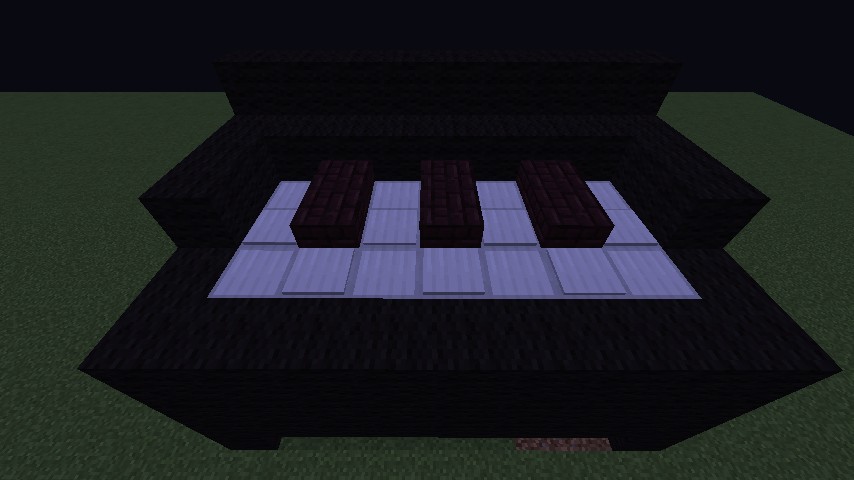 Compact Miinecraft Piano Minecraft Map