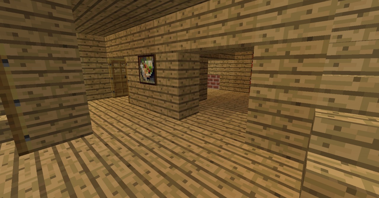 House with secrets and Batcave Minecraft Map