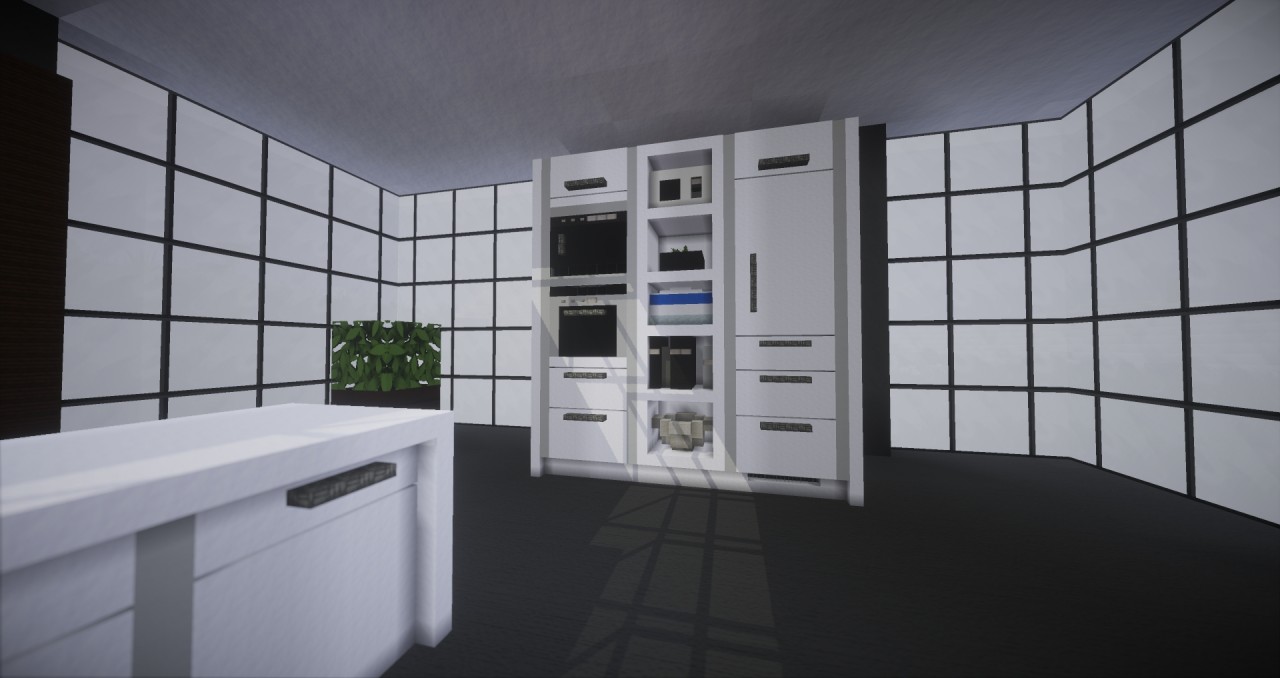 Modern Interior I Kitchen Minecraft Map