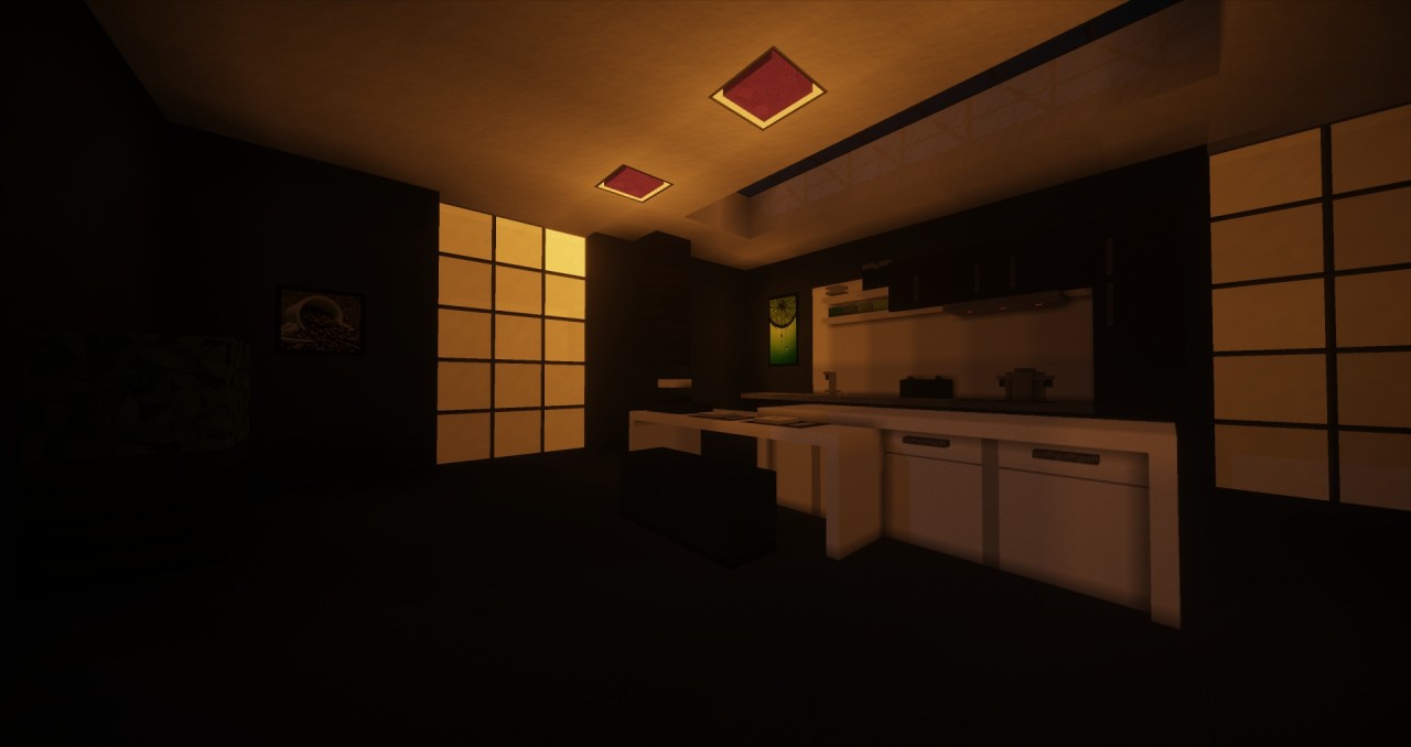 Modern Interior I Kitchen Minecraft Map