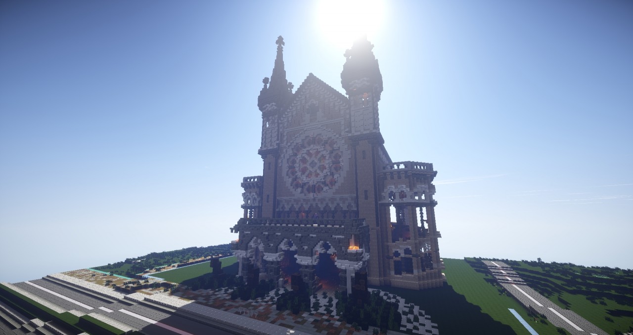My cathedral wip! Minecraft Map