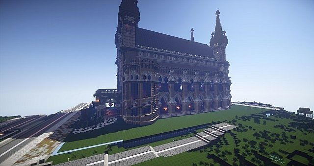 My cathedral wip! Minecraft Map