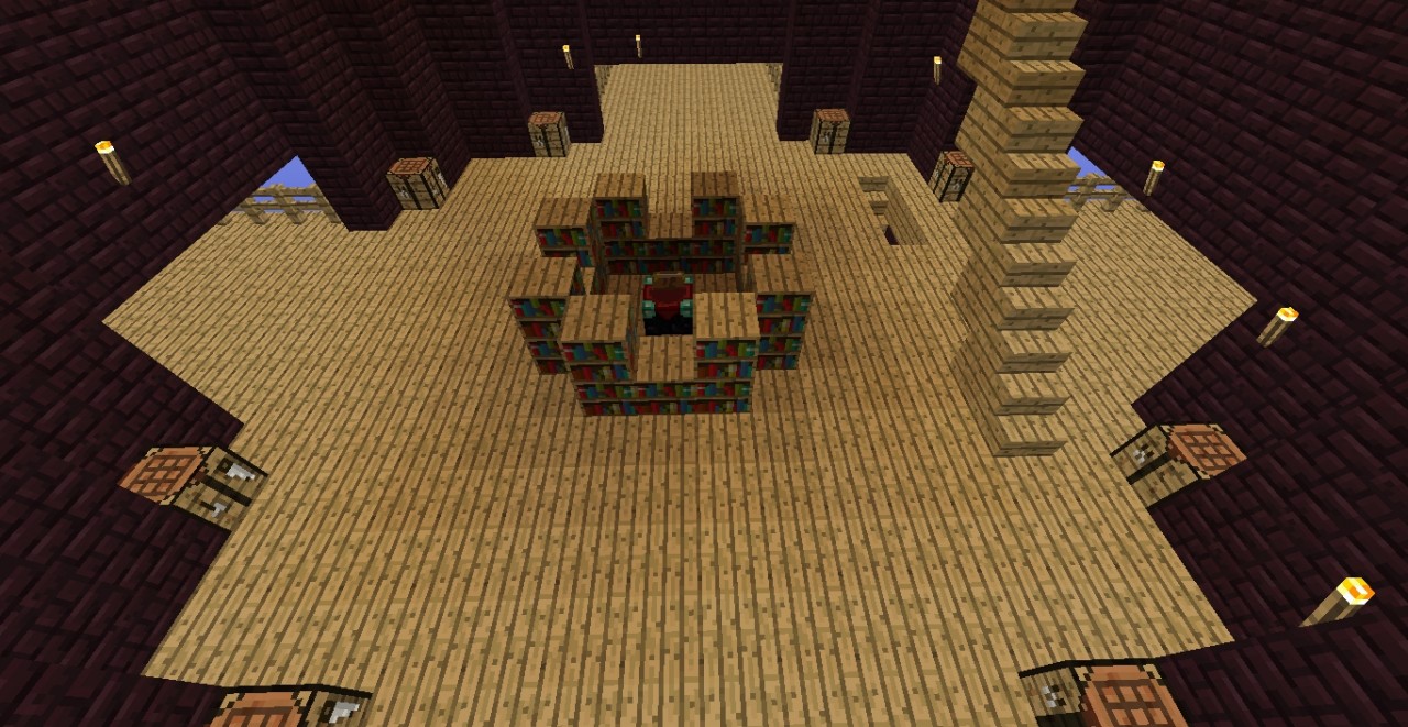 wizard houses Minecraft Map