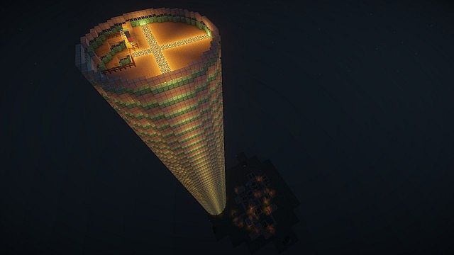 omega tower 254M 60 floors Minecraft Map