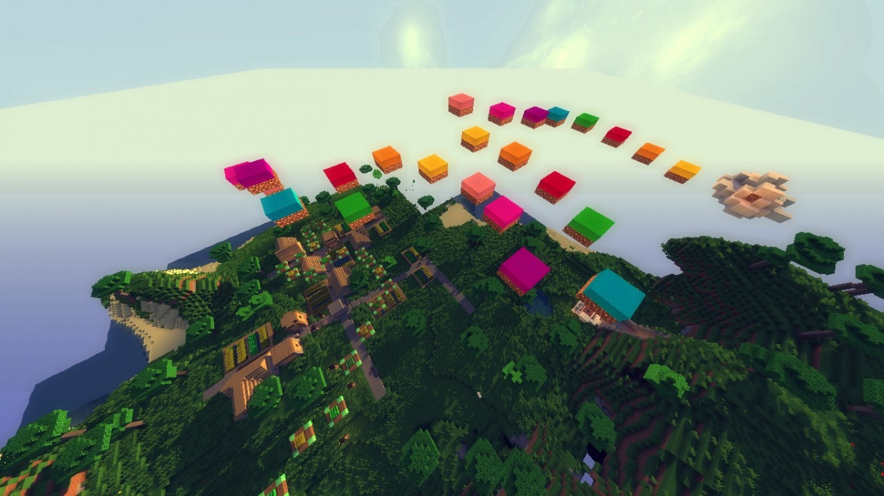Epic Parkour! Run through the Biomes of Minecraft! Minecraft Map