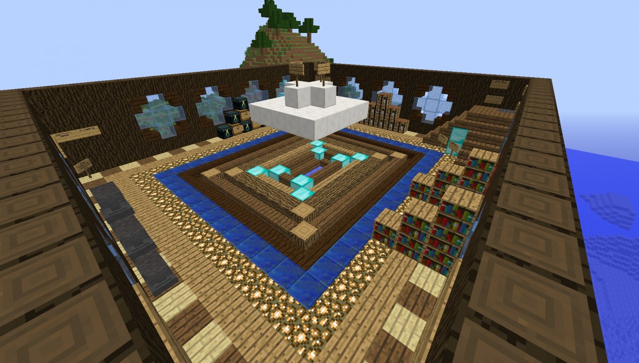 simple server spawn Minecraft Map