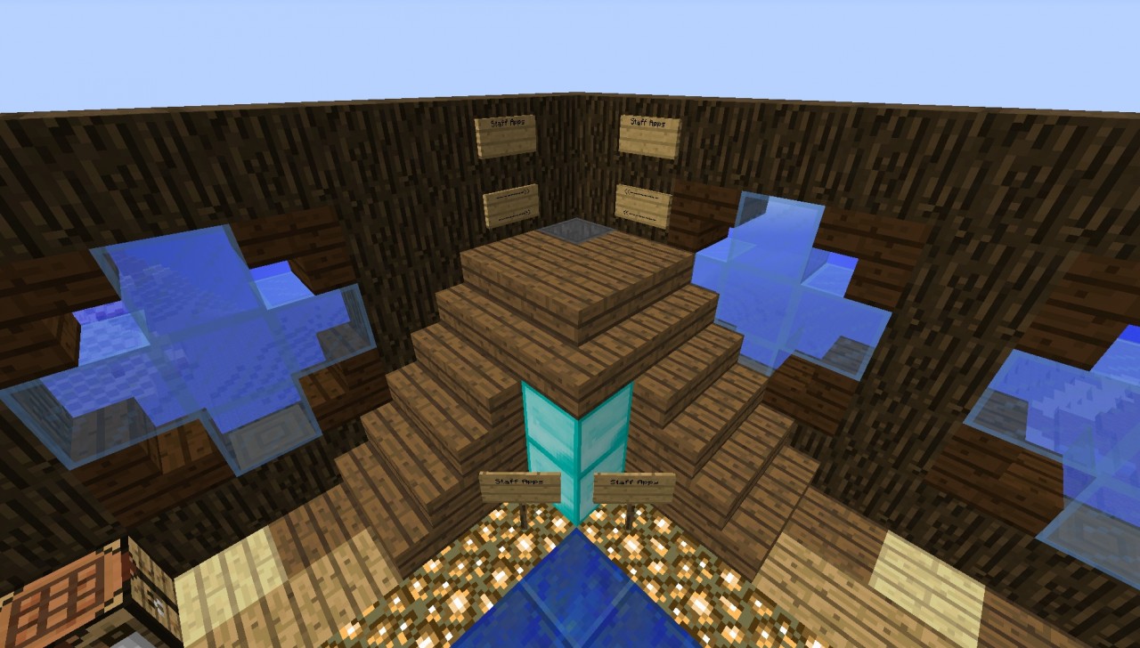 simple server spawn Minecraft Map