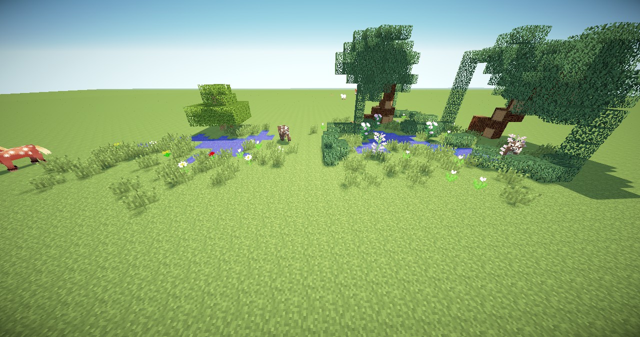 How custom shrubbery can transform the way a build looks Minecraft Map