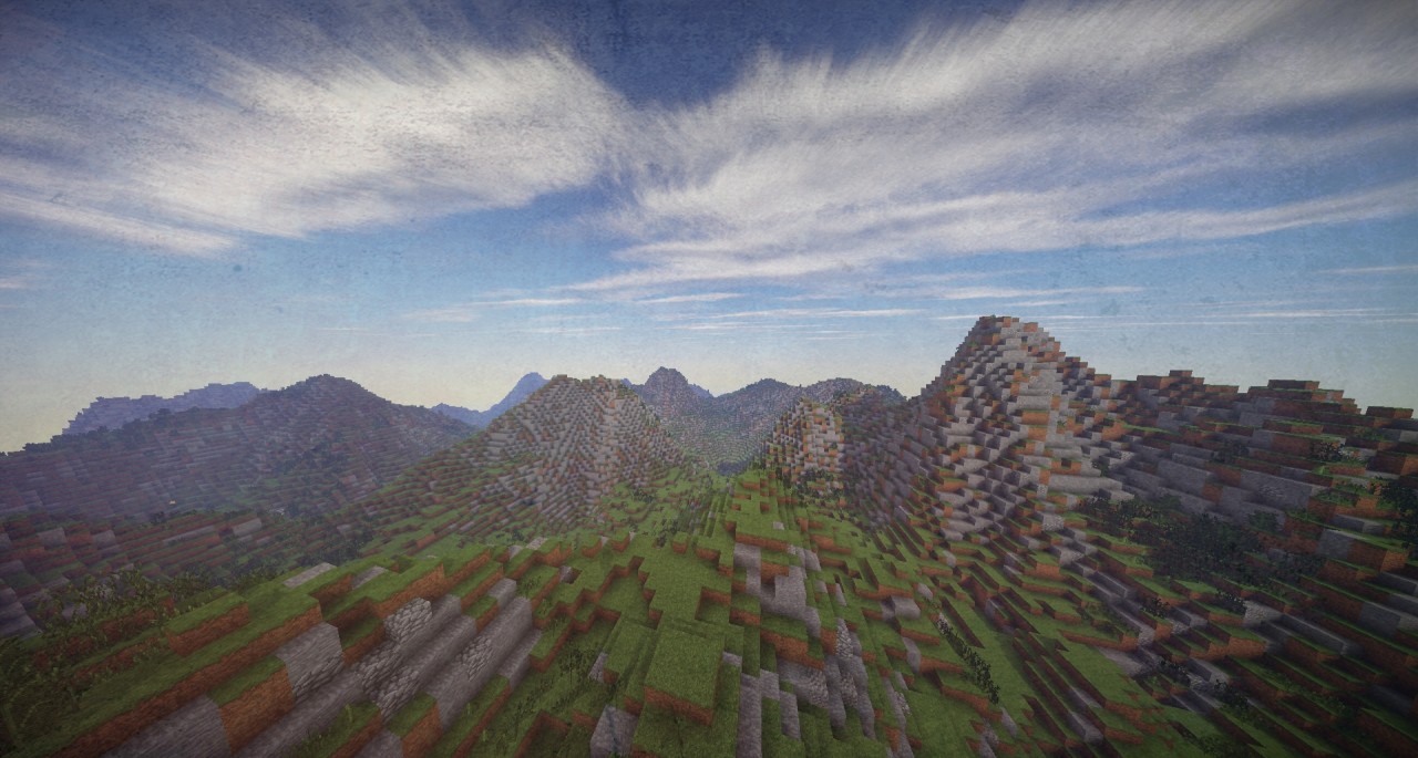 Mountain Range 1,000 x 1,000 Minecraft Map