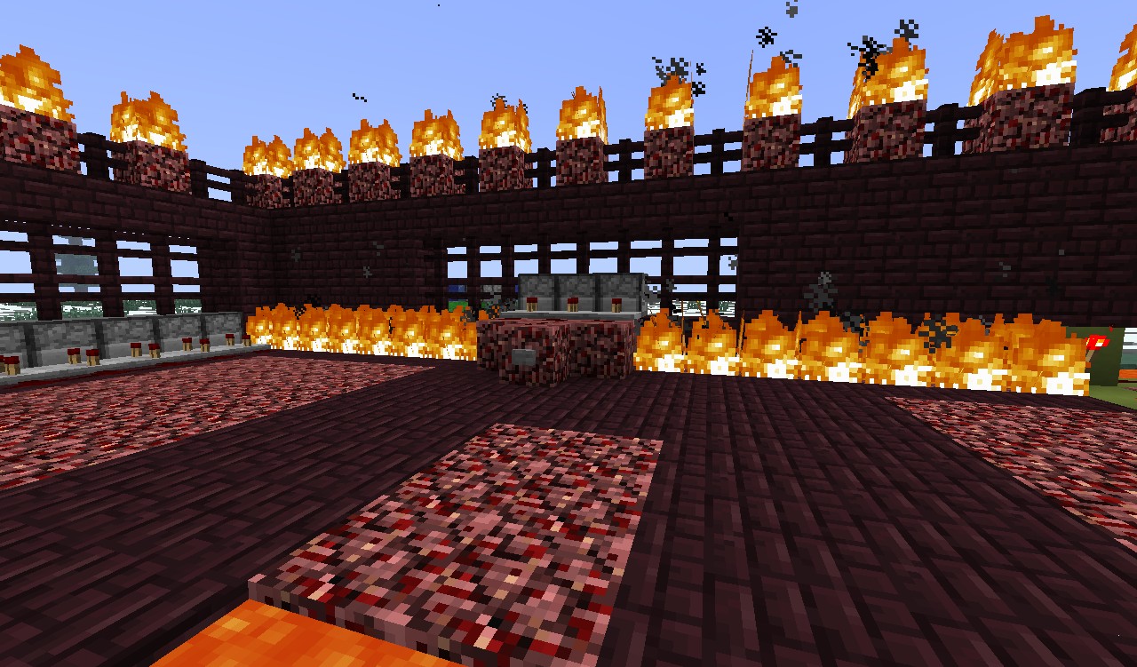 Nether Fort and cannons Minecraft Map