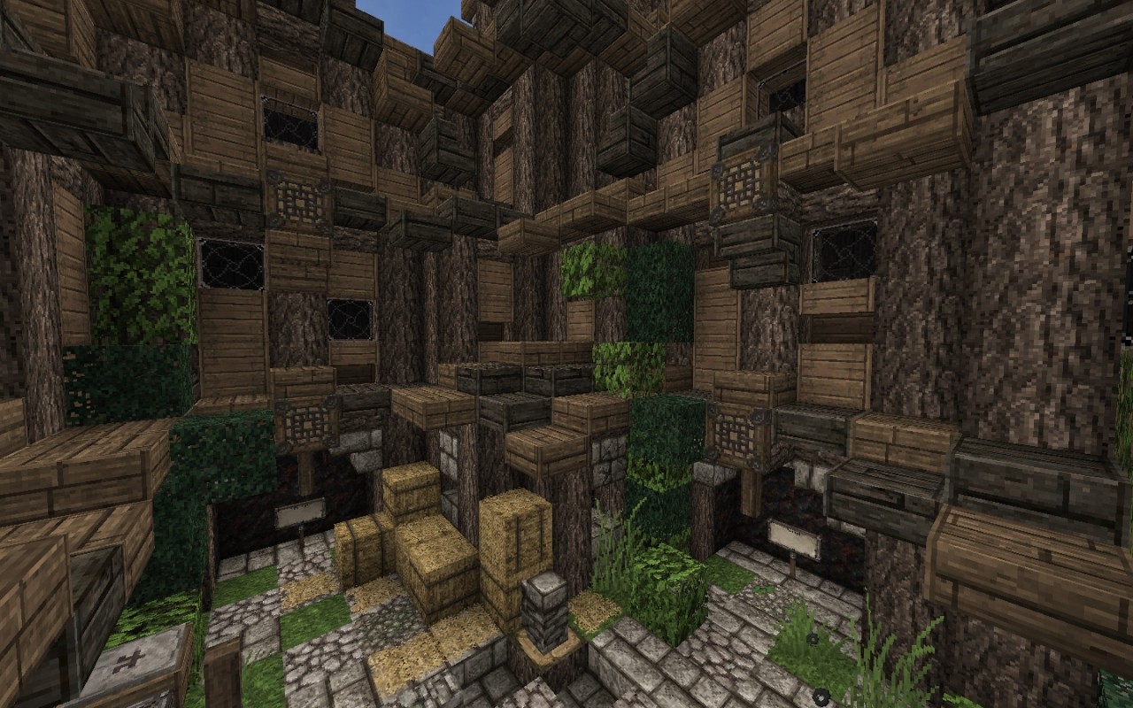 Small Medieval Spawn - By MartijniejoCraft - 2 Portals Minecraft Map