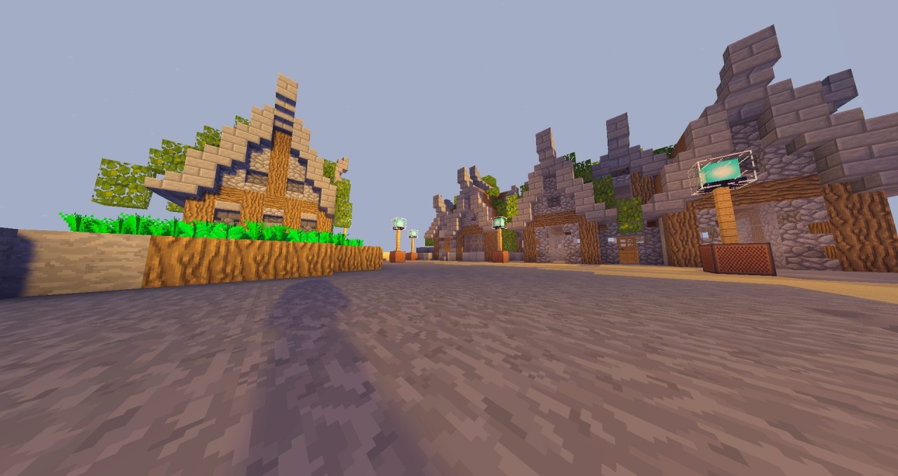 Towny floating island spawn Minecraft Map