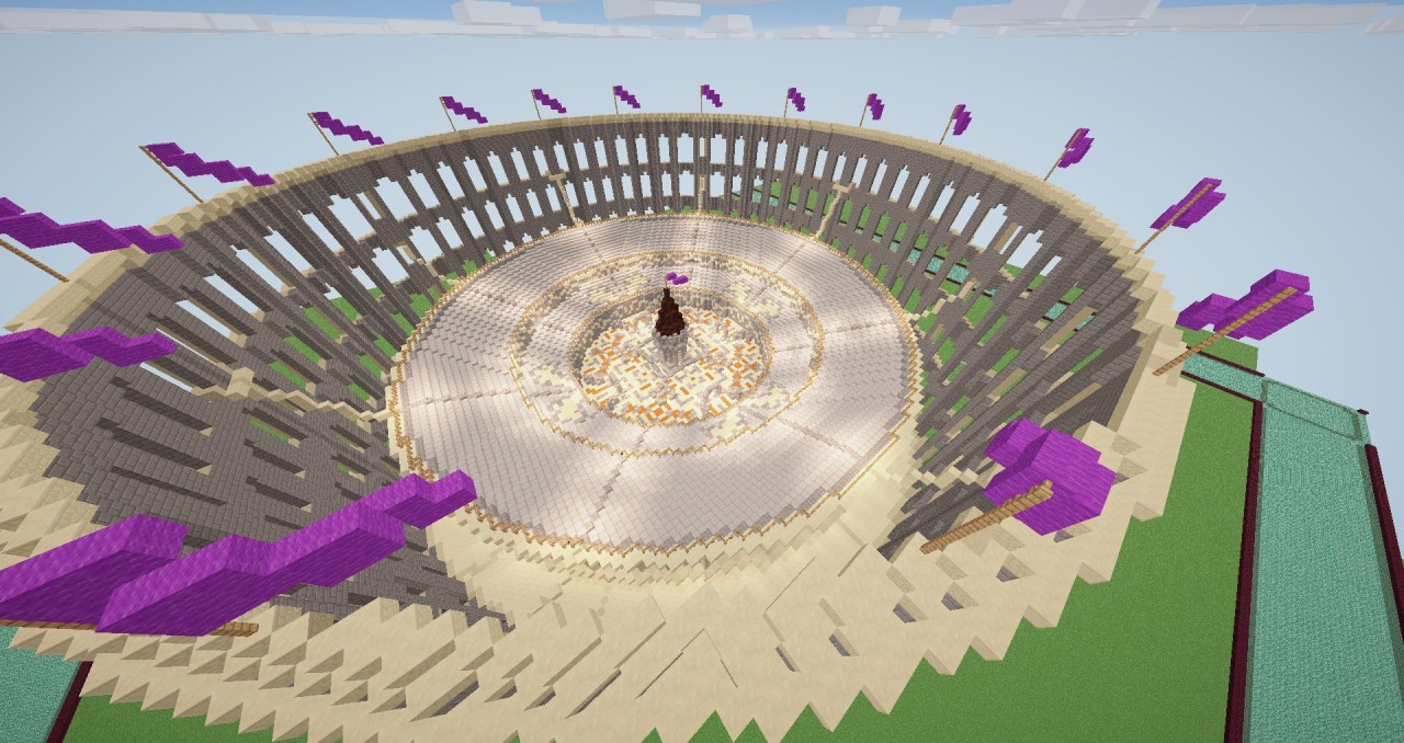 Colosseum Amphitheatre Arena Minecraft Map