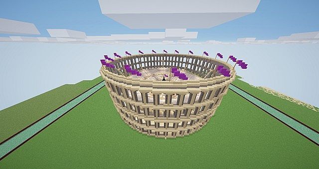Colosseum Amphitheatre Arena Minecraft Map
