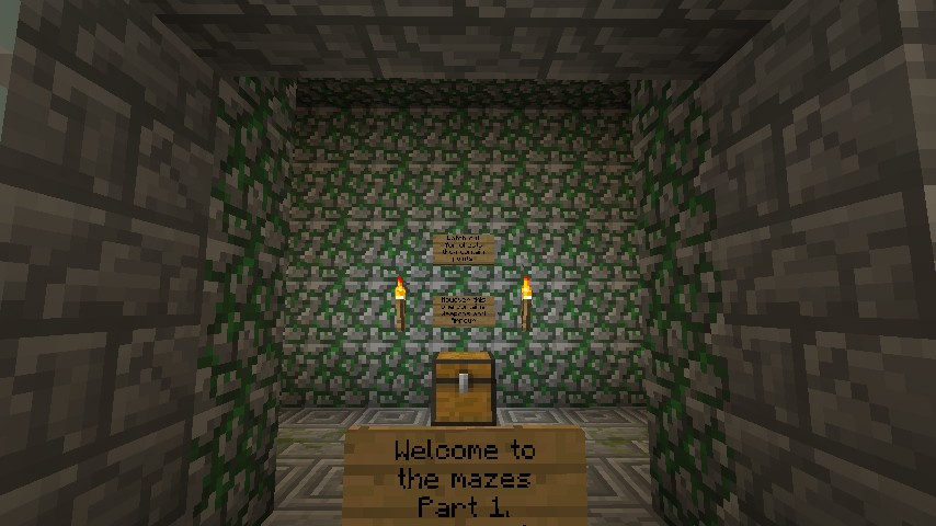Mazes: Part 1 Minecraft Map