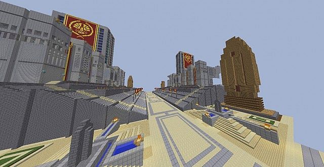 Hunger Games Capitol Minecraft Map