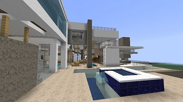 Big modern house! Minecraft Map