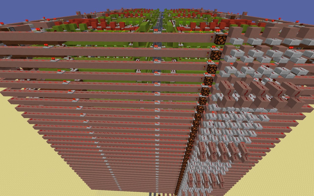 Half a Killobyte of redstone memory (Read and Writable) Minecraft Map