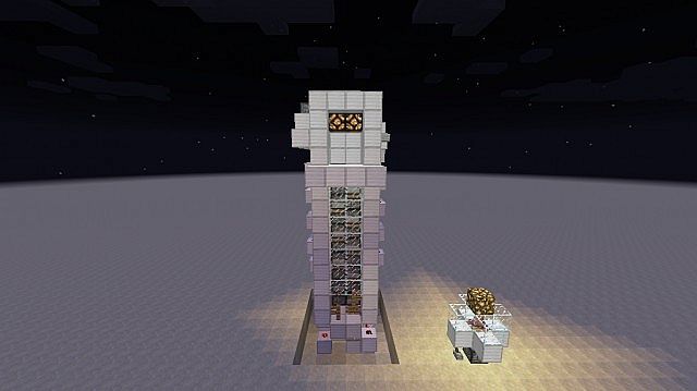 (1.8+) 6x6 Piston Elevator--- Up and Down Minecraft Map