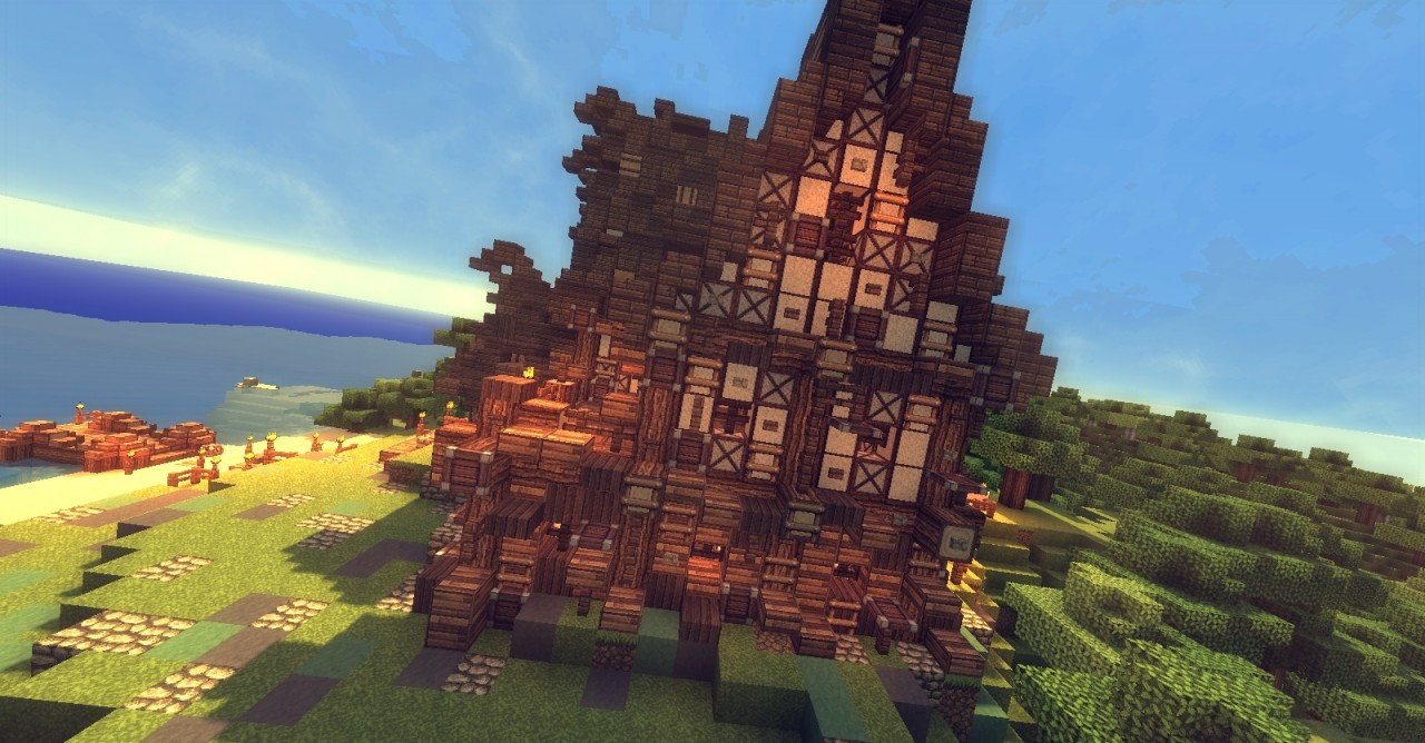 [Download] Medieval / Rustic House Playable in Survival & Creative ! By Sim16matt Minecraft Map