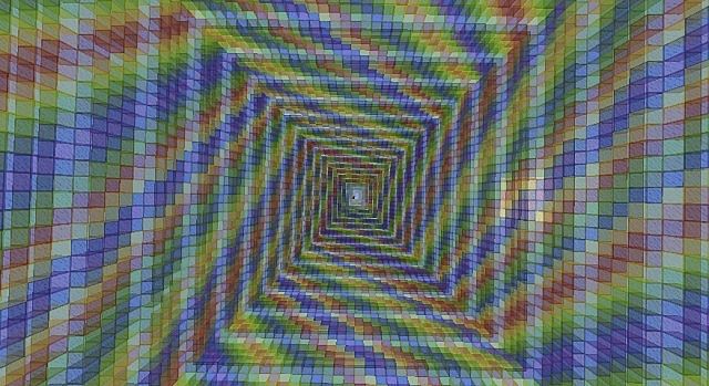 Rainbow Diamond Structure {Pop-Reel} Minecraft Map