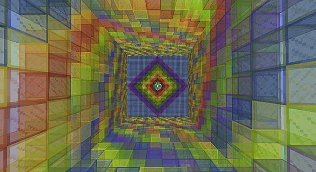 Rainbow Diamond Structure {Pop-Reel} Minecraft Map