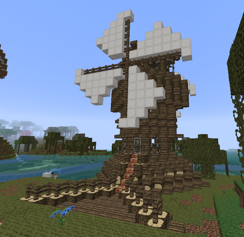 Old Style Windmill Minecraft Map
