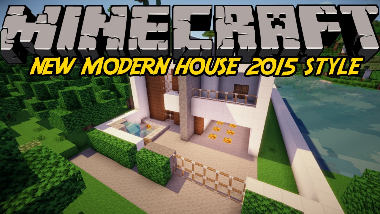 Minecraft - Modern House 2015 Style Minecraft Map