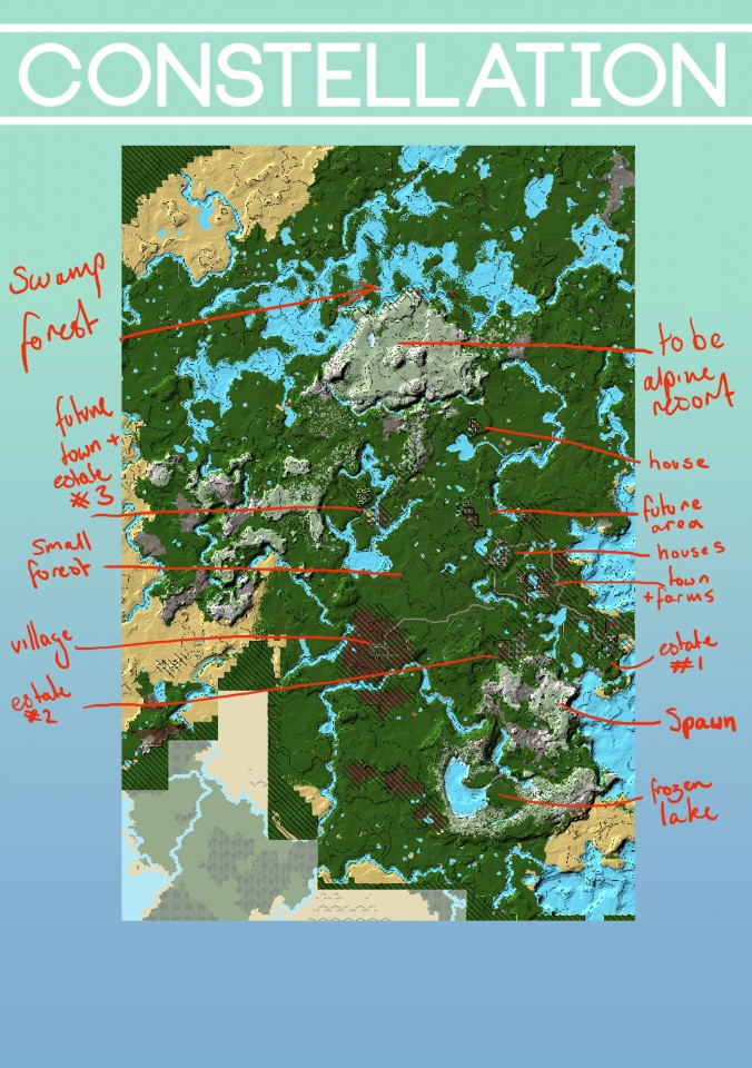 Constellation - Creative/adventure map Minecraft Map