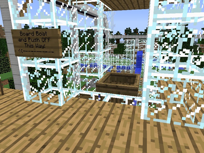 Waterway Transportation System for V!.8+ Uber-Fragile Boats Minecraft Map