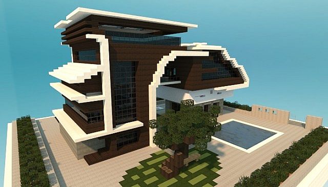 Futuristic House Minecraft Map